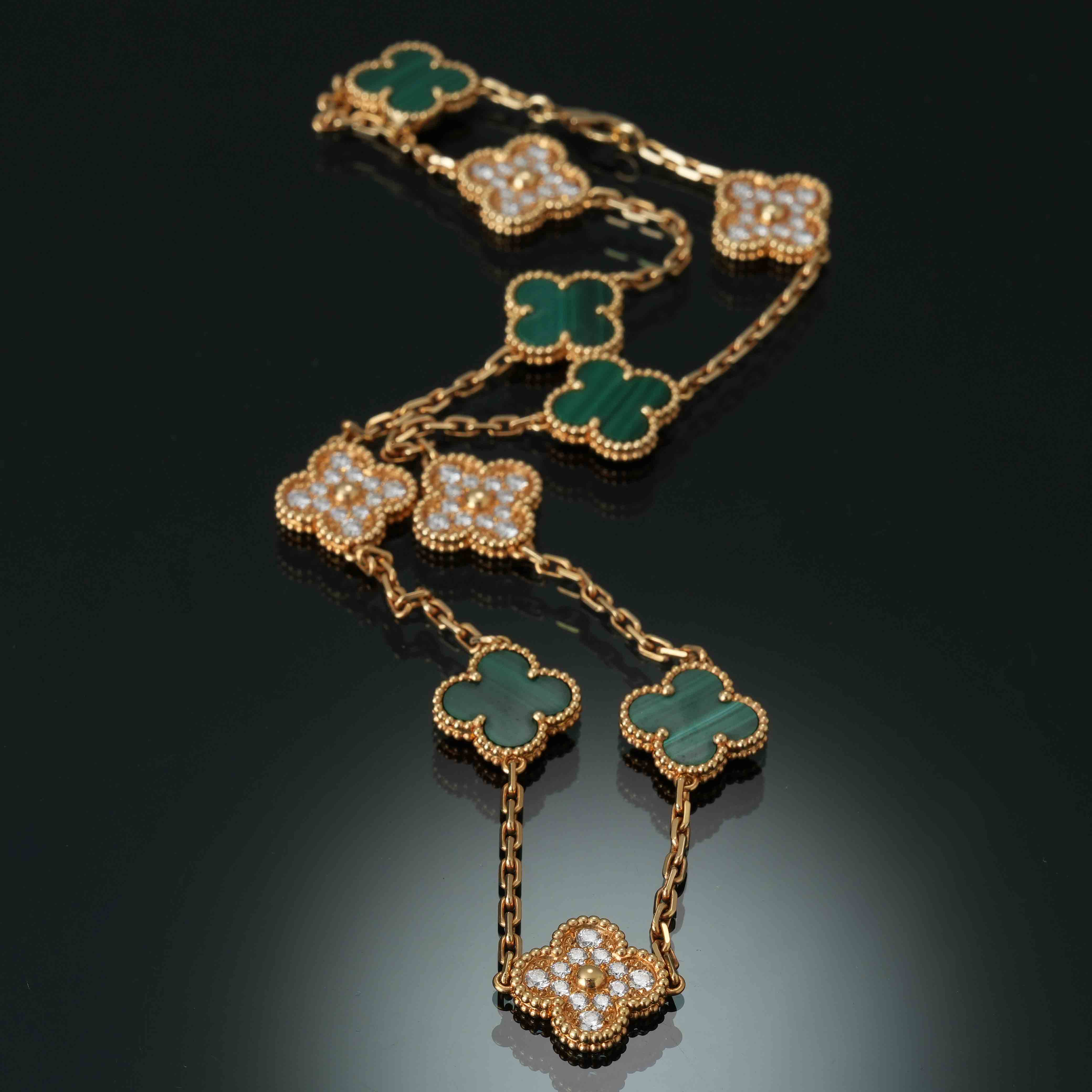 Van Cleef & Arpels(USED)반클리프앤아펠 빈티지 알함브라 10모티브 네크리스 | 캉카스백화점